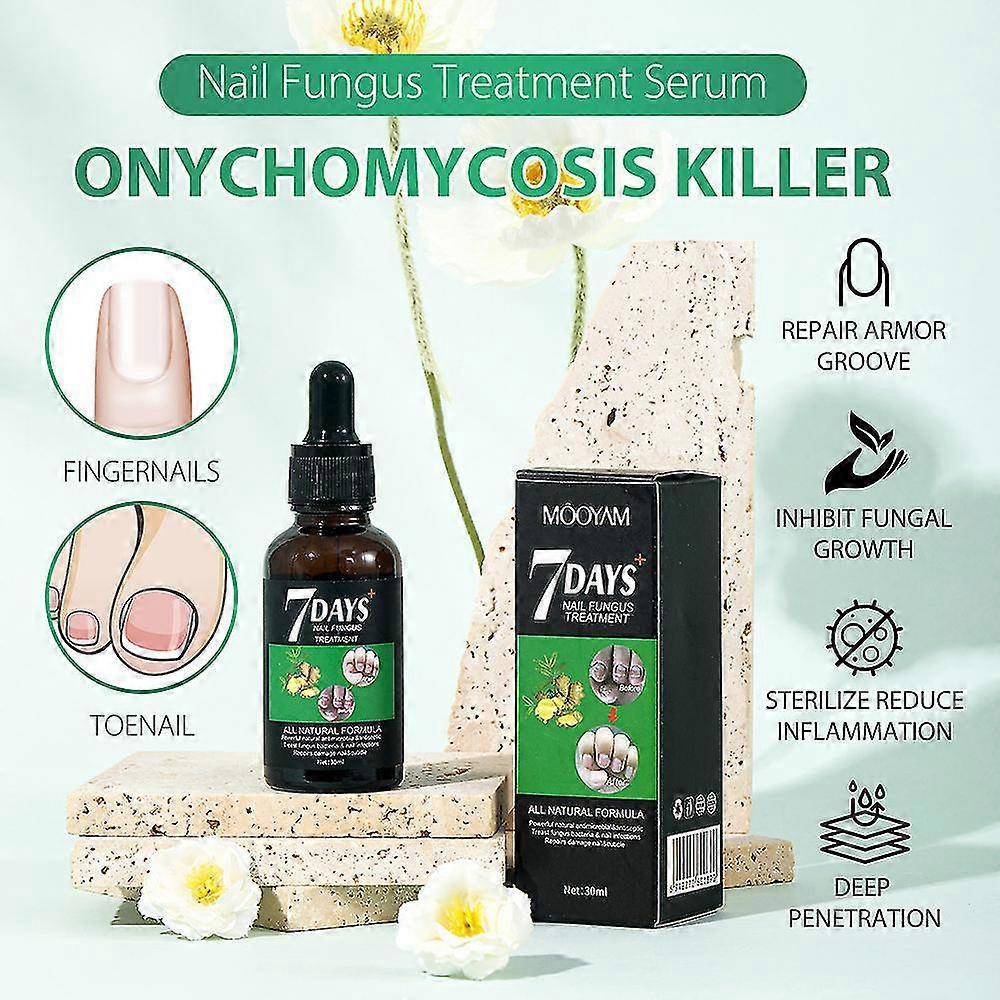 7 Days Nail Fungus Treatment, 7 Days Nail Growth and Strengthening Serum Nail, Extra Strength ...