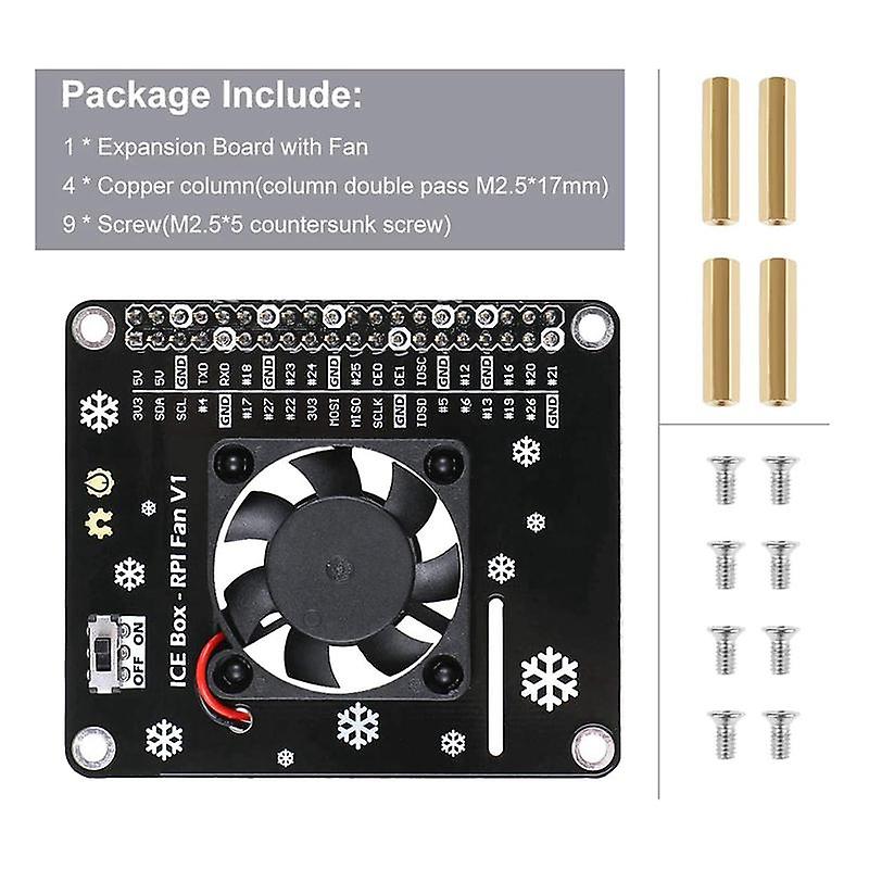 Pour le ventilateur de refroidissement raspberry pi 4b, pour le ...