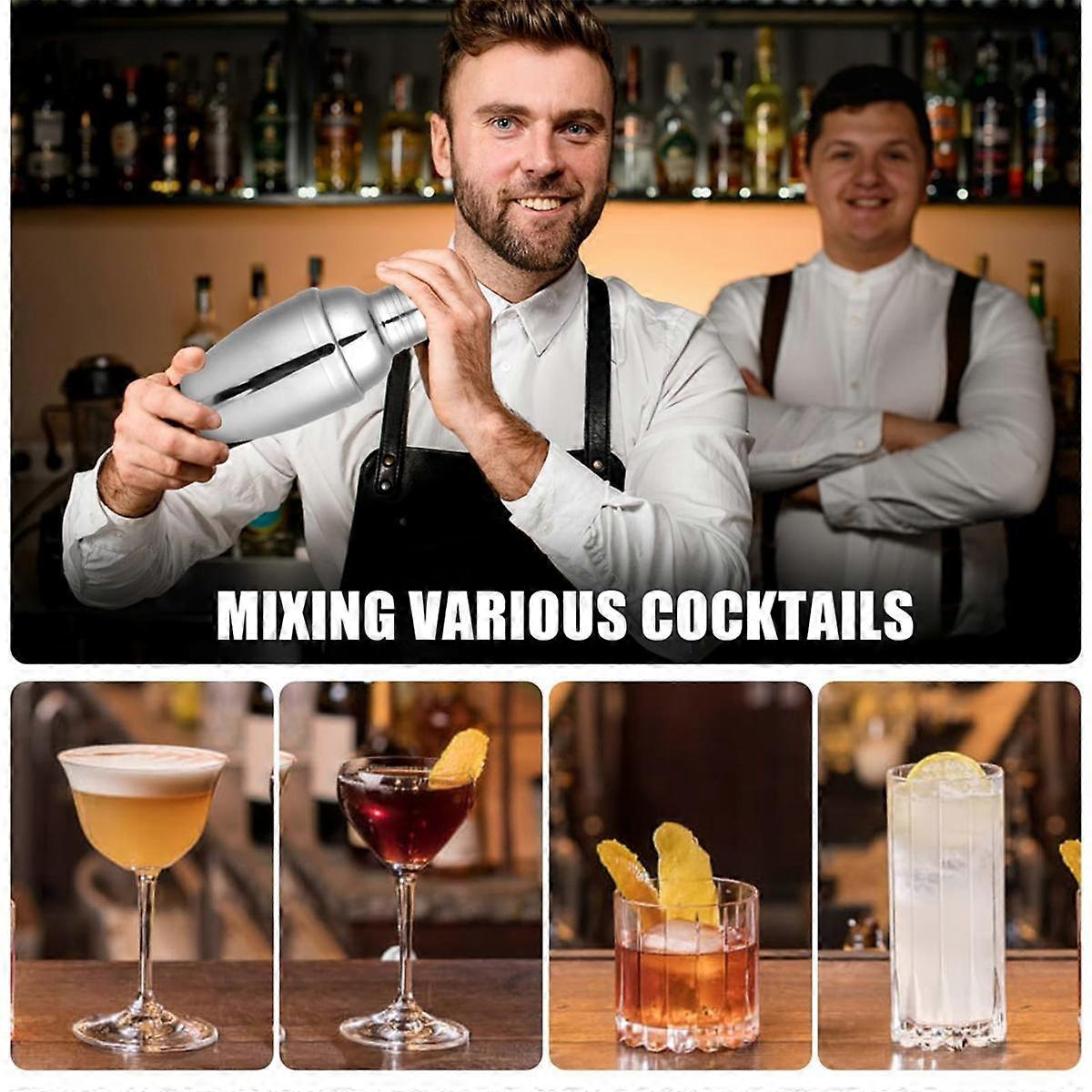 6PCS Mini Cocktail Shaker, Drink Shakers Cocktail,Stainless Mini ...