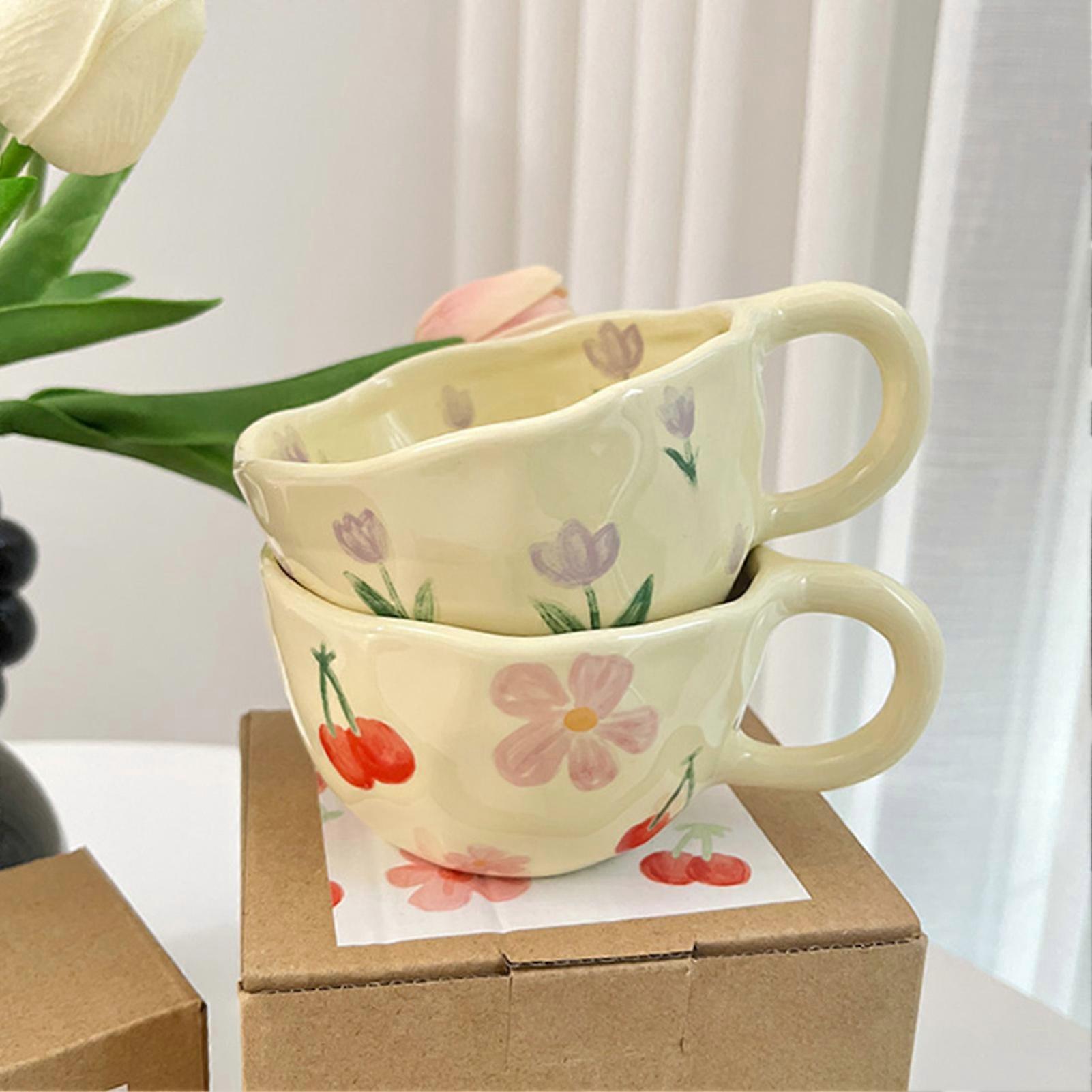 Ceramic Coffee & Tea Mug with Handle Tea Cup Novelty Coffee Cup ...