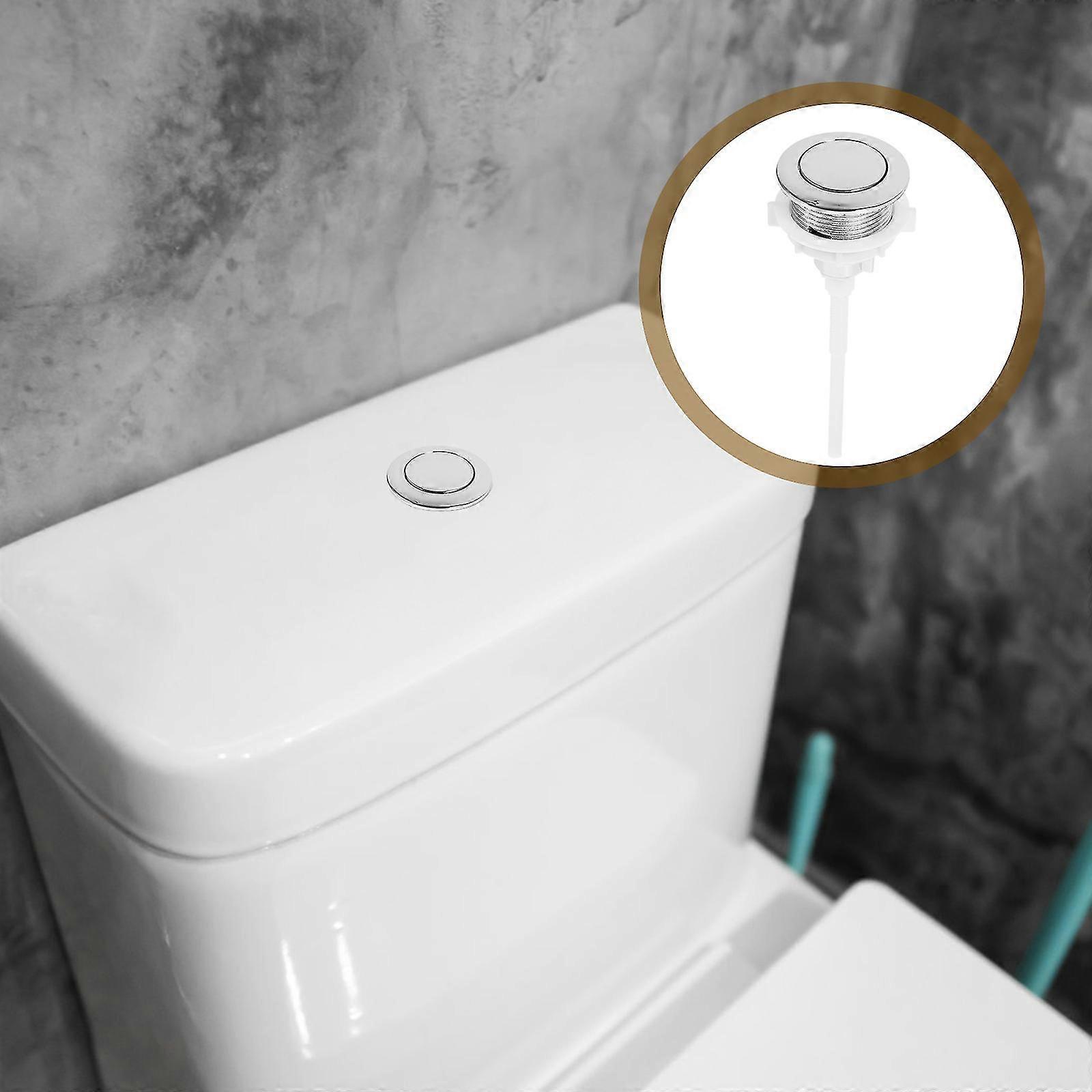 Toilet Tank Single Flush Toilet Button Toilet Flush Valve Push Button ...