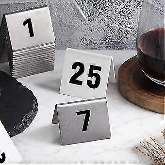 25 Pcs Stainless Steel Table Numbers Stable Base Multipurpose Number ...