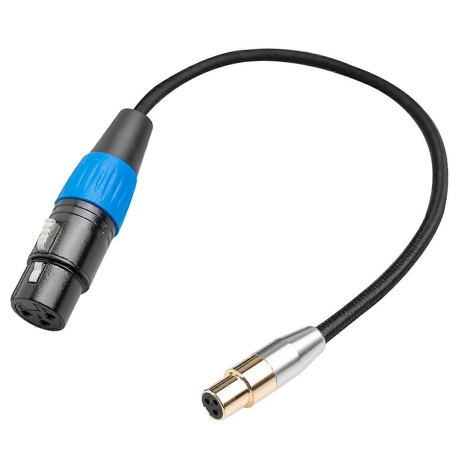 Mini Xlr 3pin Male To Xlr 3pin Connector Microphone Adapter Cable For ...