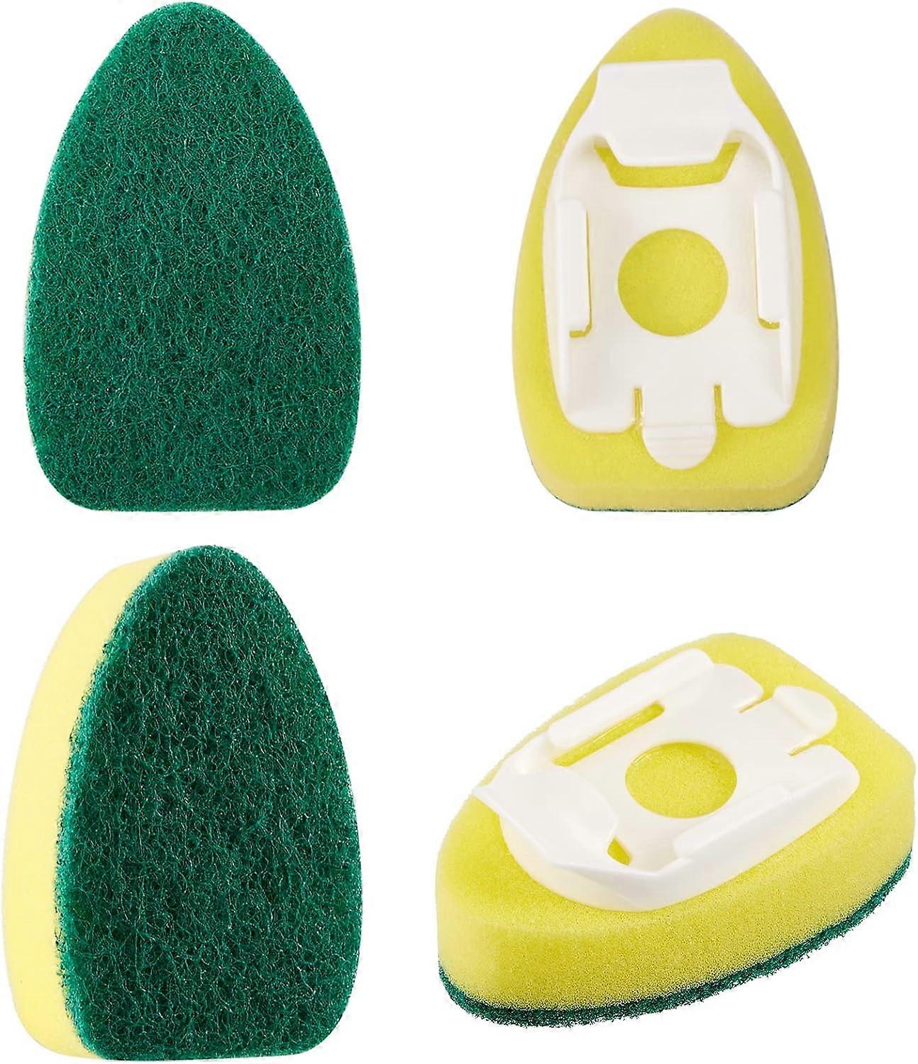 1 Wand Sponge and 6 Refill Replacement Heads Heavy Duty Wand Sponge for ...