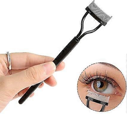 Luxury Eyelash Comb with Stainless Steel Teeth, Eyelash Separator ...