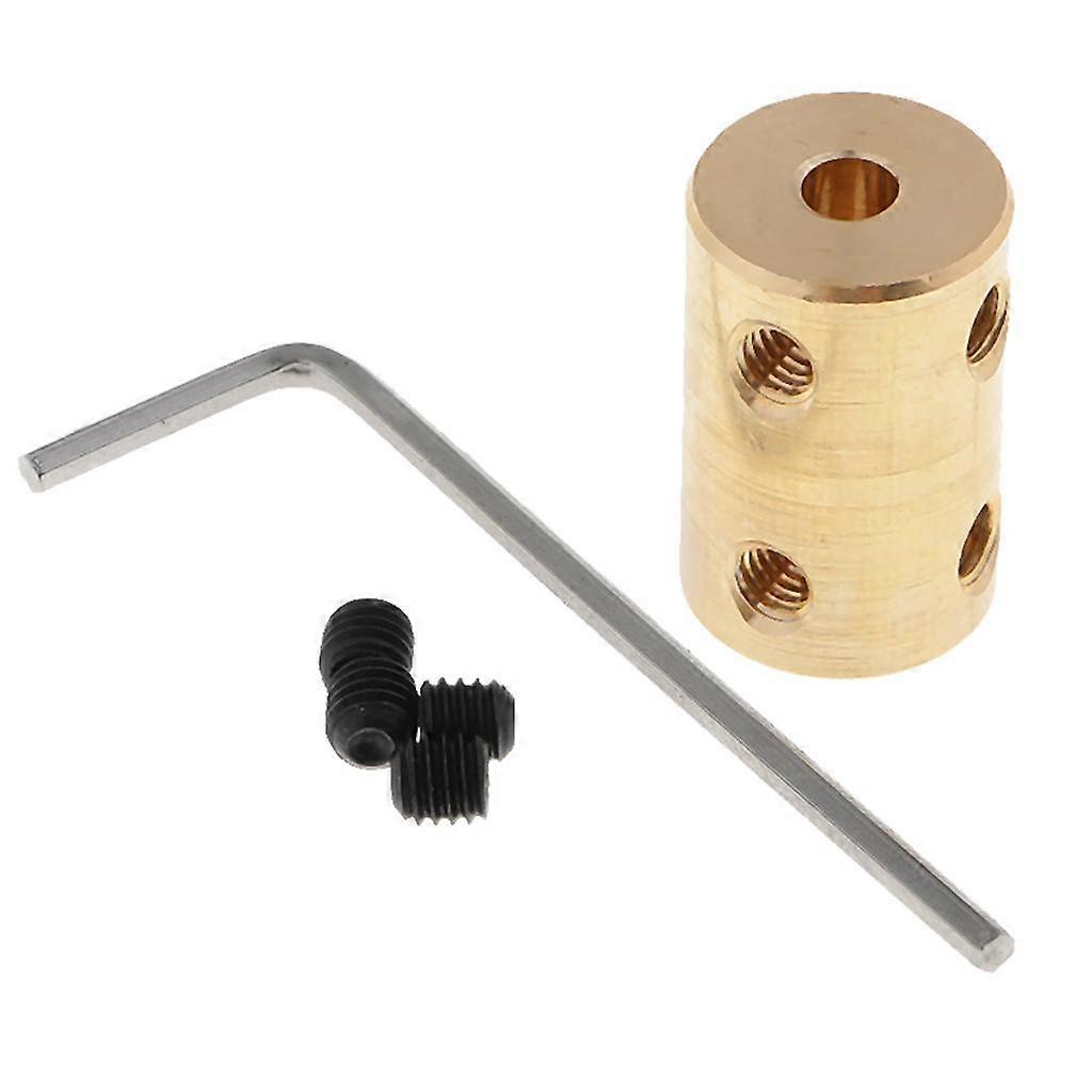 2xCylindrical Coupling Motor Parts Sleeve Coupling DIY Motor Fittings 4 ...