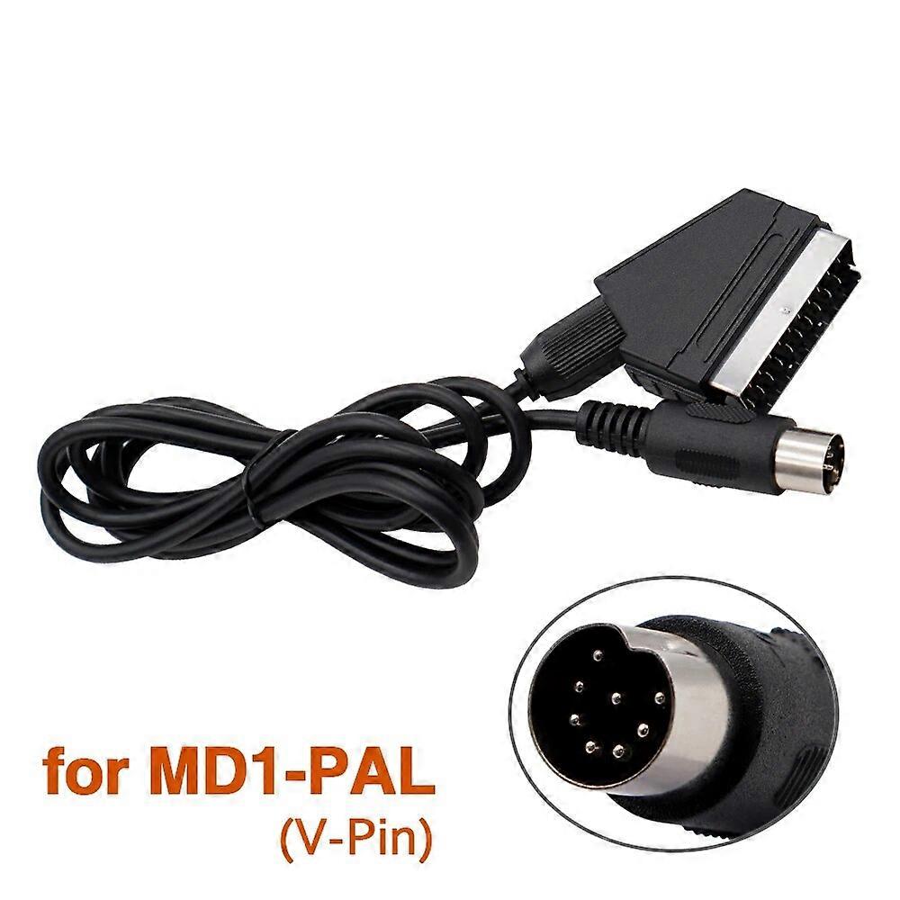 BitFunx 1.8m RGB Scart Cable For PS2/PS1/PS3/SEGA Mega Drive1/MD2/DC ...