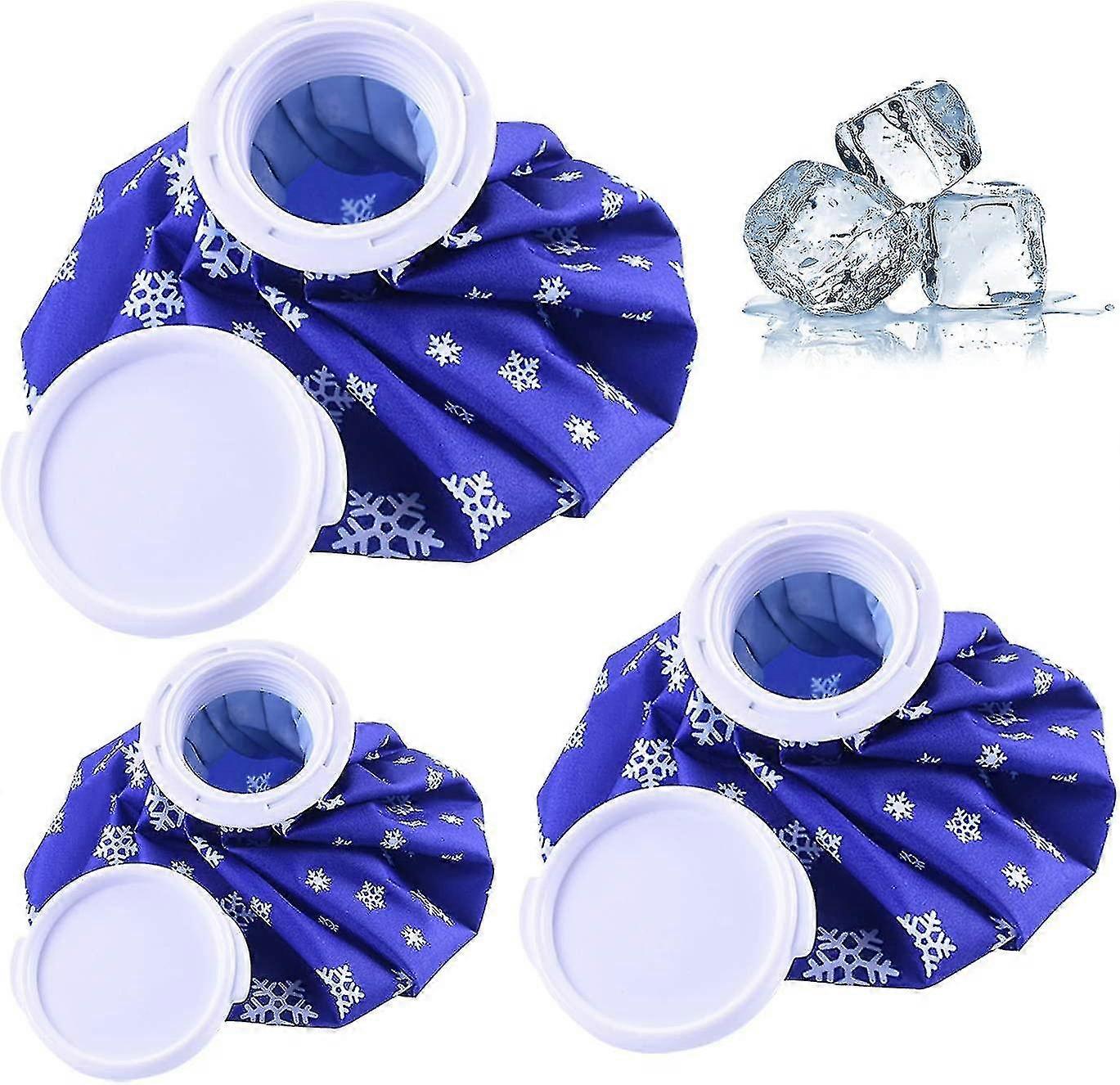 Ice Pack, 3 Piece Ice Pack, Small Reusable Ice Pack For Pain Relief (3 ...