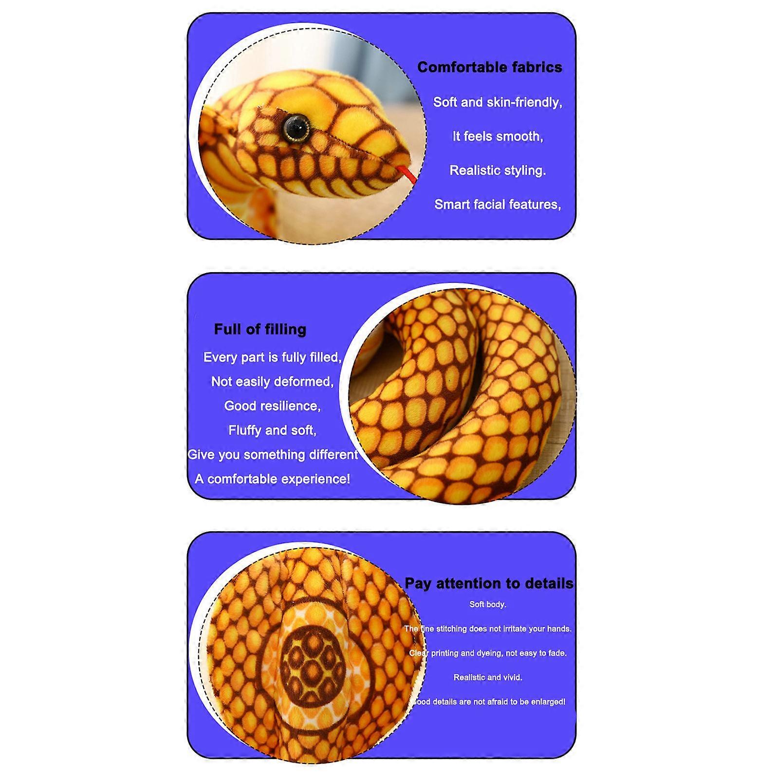 2.4m Realistic Rubber Fake Snake Garden Props Halloween Joke Prank ...