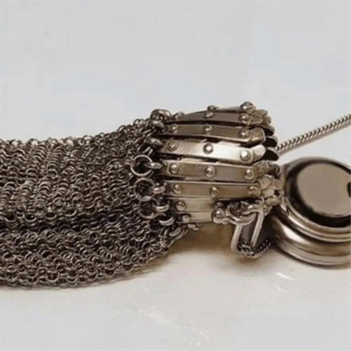 Handmade 1920'S English Coin Purse, Victorian Silver Twist Lid Gate ...