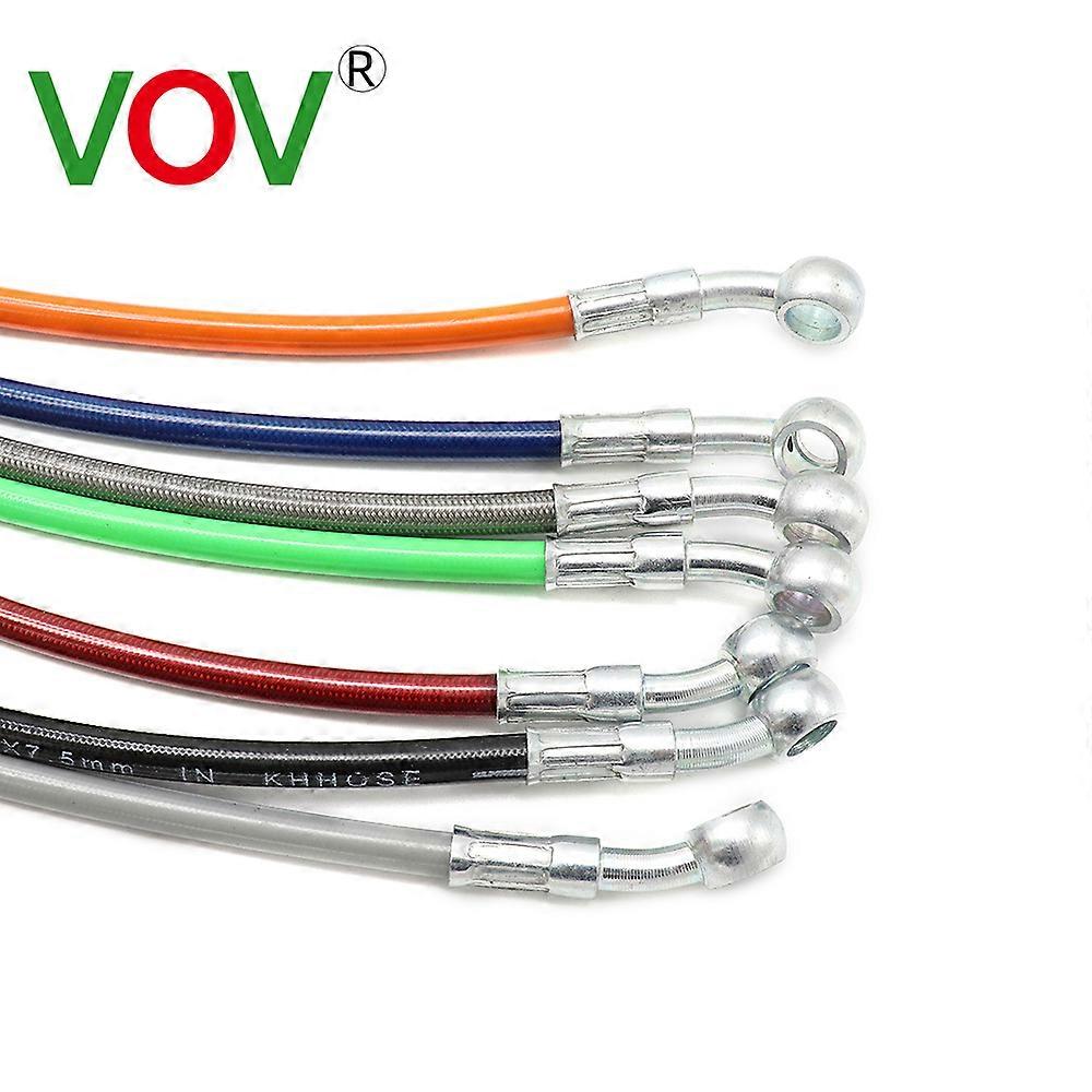 Motorcycle metal hoses brake hose Bike Braided Brake Hose Line Steel ...