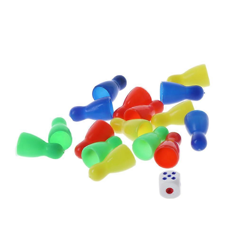 Board Game Pieces Multicolor Plastic Pawn Game Pieces Board Games Chess ...