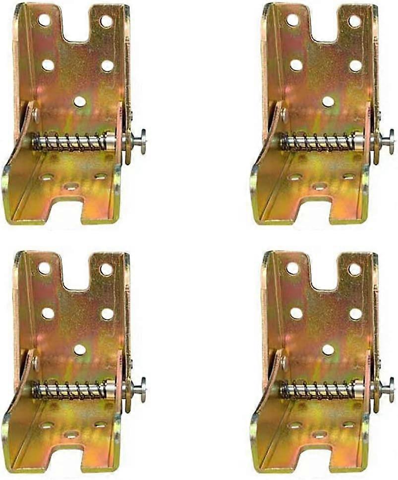 4 Packs 90 Degree Hinge self Locking Folding Hinge Lock Extended RV ...