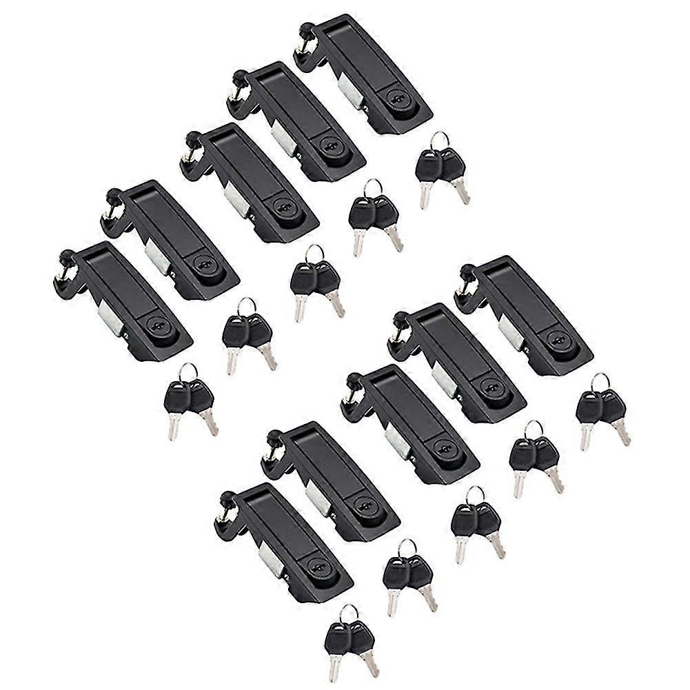 10pcs Compression Latch Flush Lever Latch Lock For Marine Car Rv Door ...