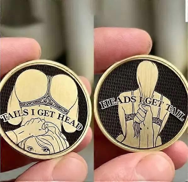 Funny Heads and Tails Coins,Heads I Get Tail -Tails I Get Head Double ...