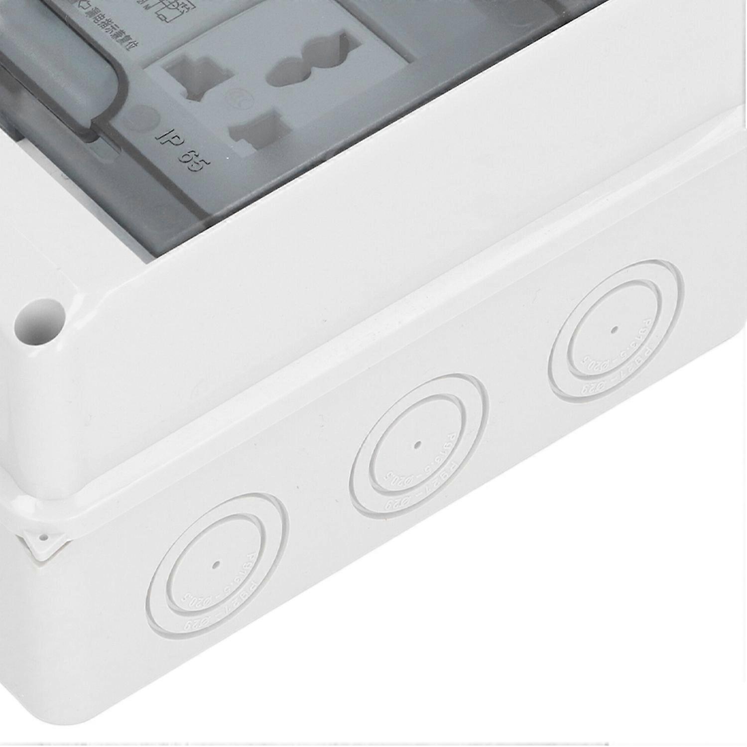 Surface Mount Distribution Box with 250VAC 10‑16A 3 Hole Socket MCB ...