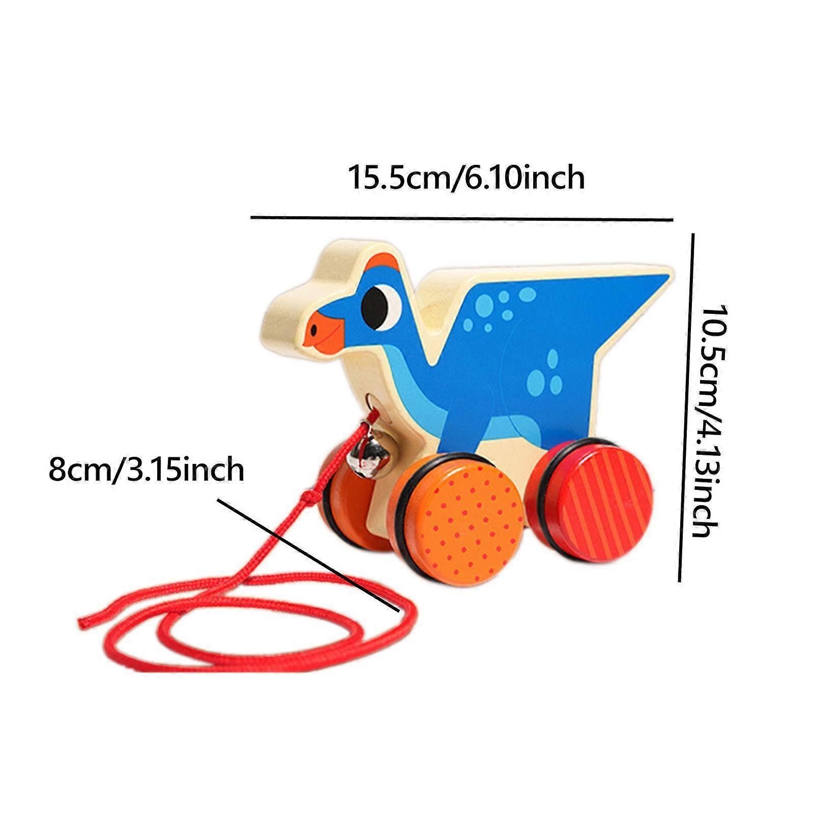 Pull Along Toy with String Animal Push and Pull Along Toy Fine Motor ...