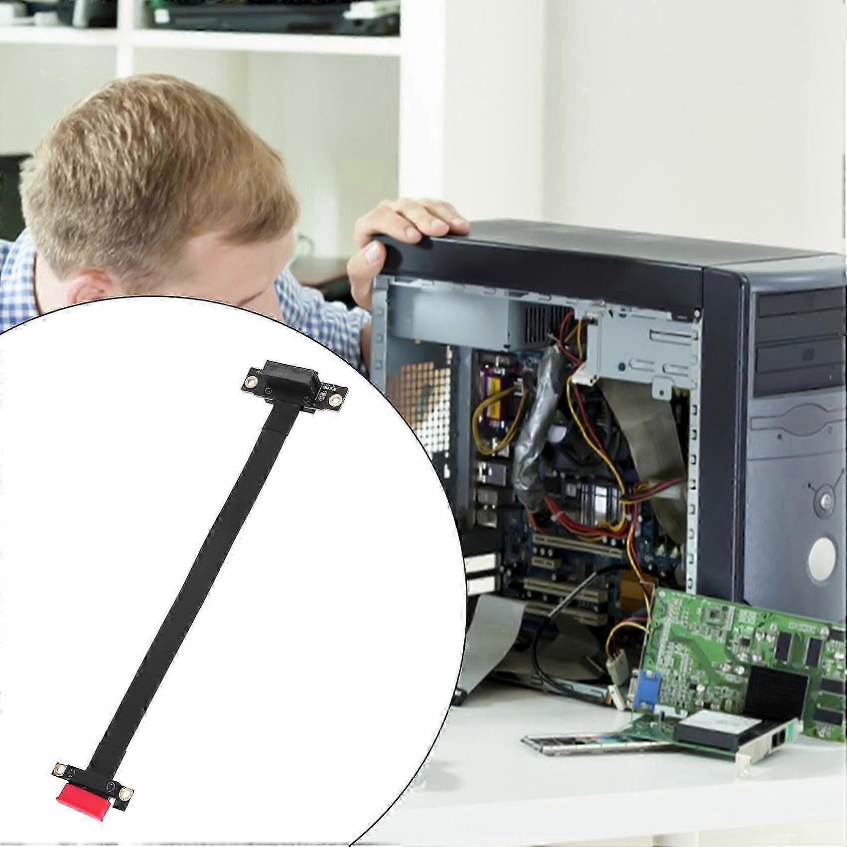 90 Degree Pci-E Pci Express 1X To 1X Slot Riser Card Converter Extender ...