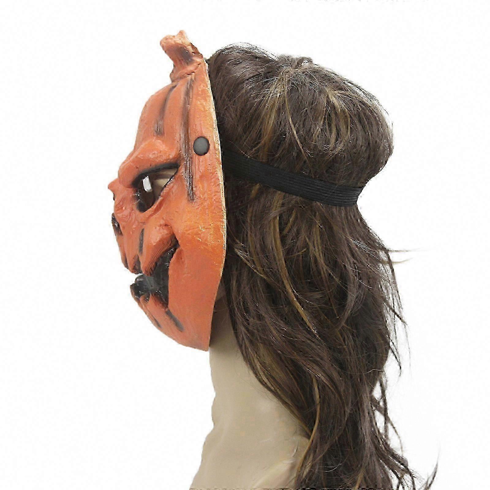 Pumpkin Head Mask for Halloween Costume Party Masquerade Headwear Props ...