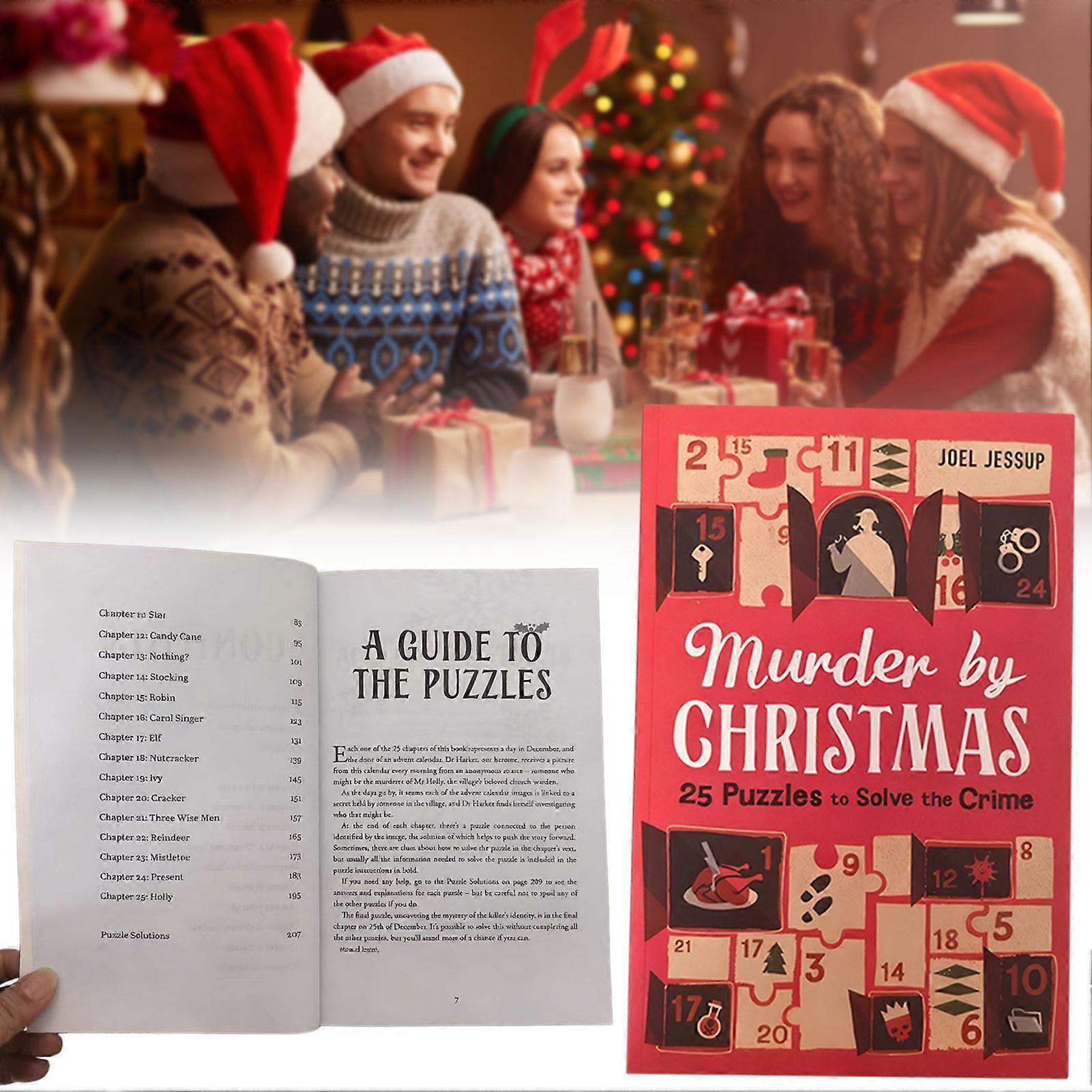 Murder by Christmas - 25 Puzzles to Solve The Crime Handbook, Mystery ...