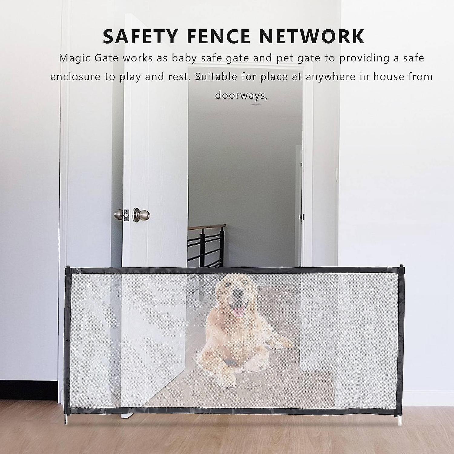 Gate Portable Folding Mesh Fencing Gate Indoor And Outdoor Safe For ...