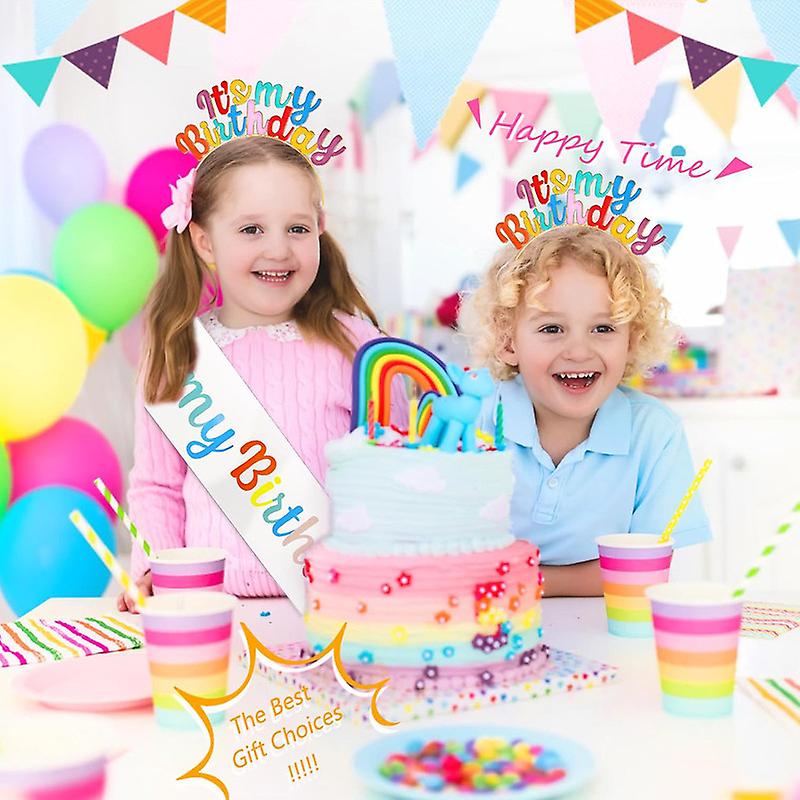 Happy Birthday Crowns for Girls IT'S MY BIRTHDAY Headband with Its My ...