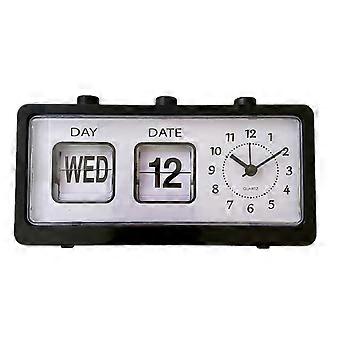 Manual Jump Calendar Alarm Clock,Desk Table Alarm Clock Jump Calendar ...