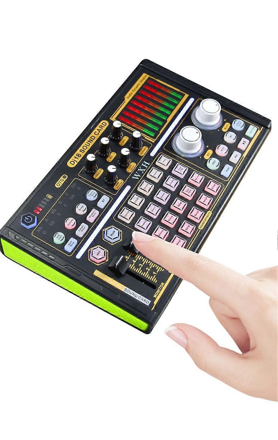 Professional recording studio audio set external microphone sound card ...