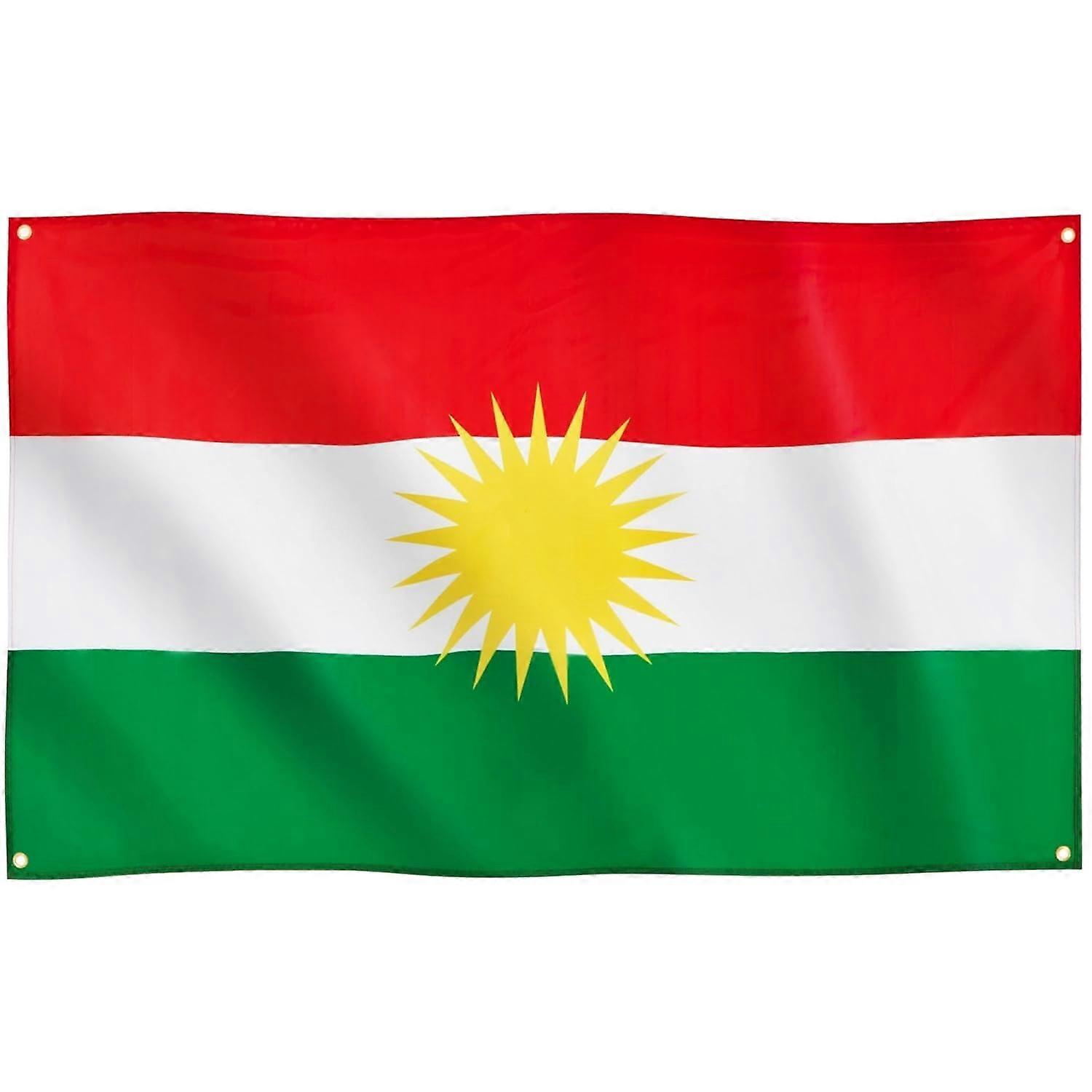 Kurdistan Flag, Kurdish National Flag,Eyelet In Every Corner, Alaya ...