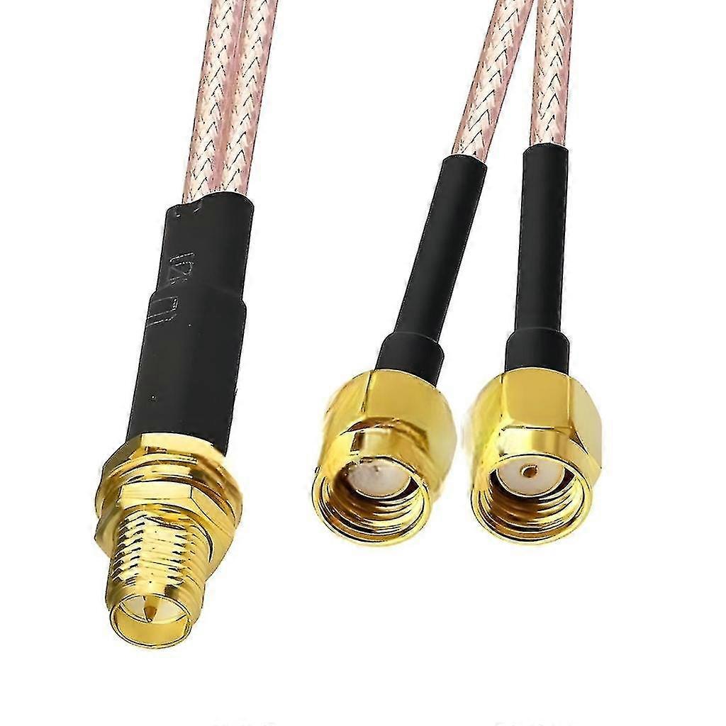 SMA Splitters Cable SMA Female to SMA Double Male Connectors Cable Splitters-YuJia | Fruugo UK