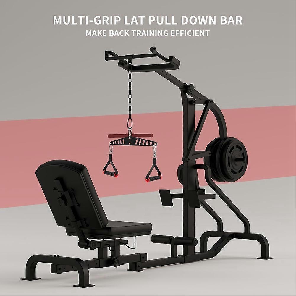 Multi-Grip LAT Pull Down Bar for Home Gym Fitness Spreader Plate LAT ...