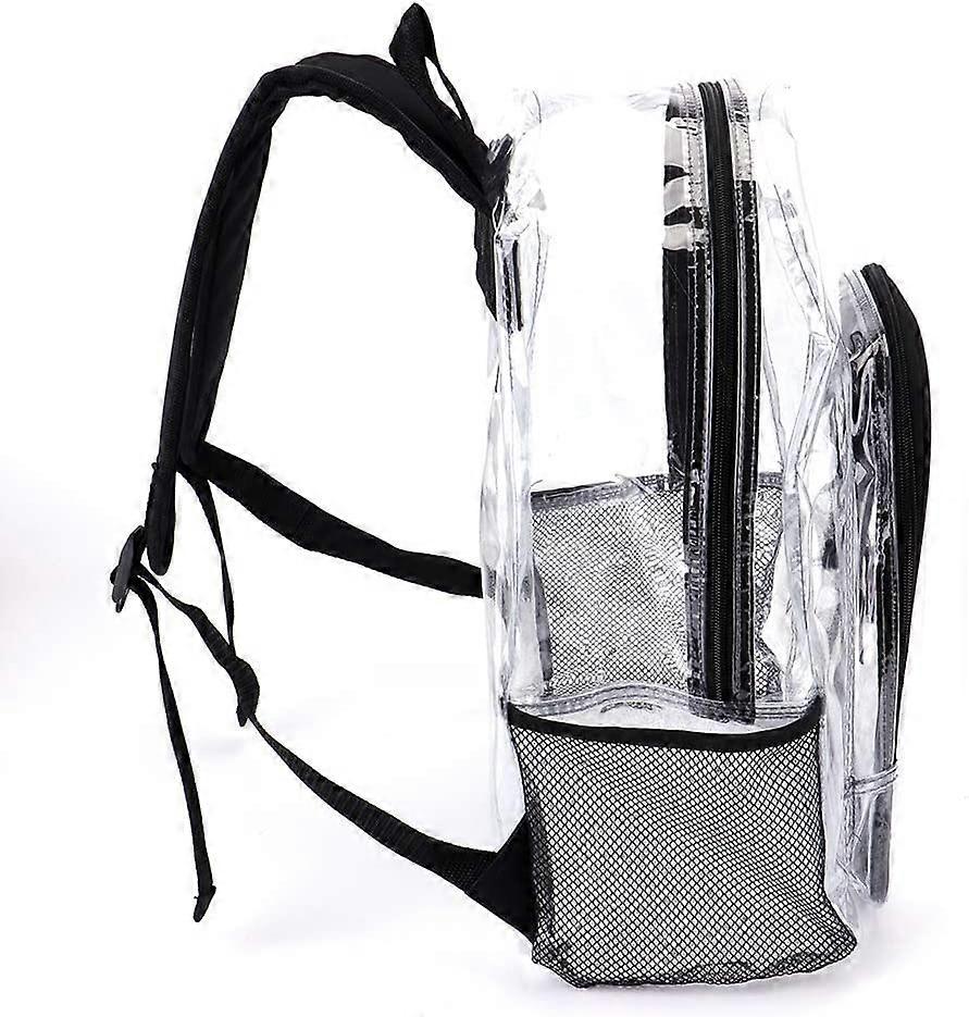Heavy Duty Transparent Clear Backpack See Through Backpacks for School ...