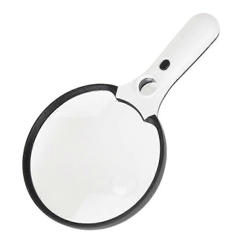 Extra Large Led Handheld Magnifying Glass With Light 10x 20x 45x ...