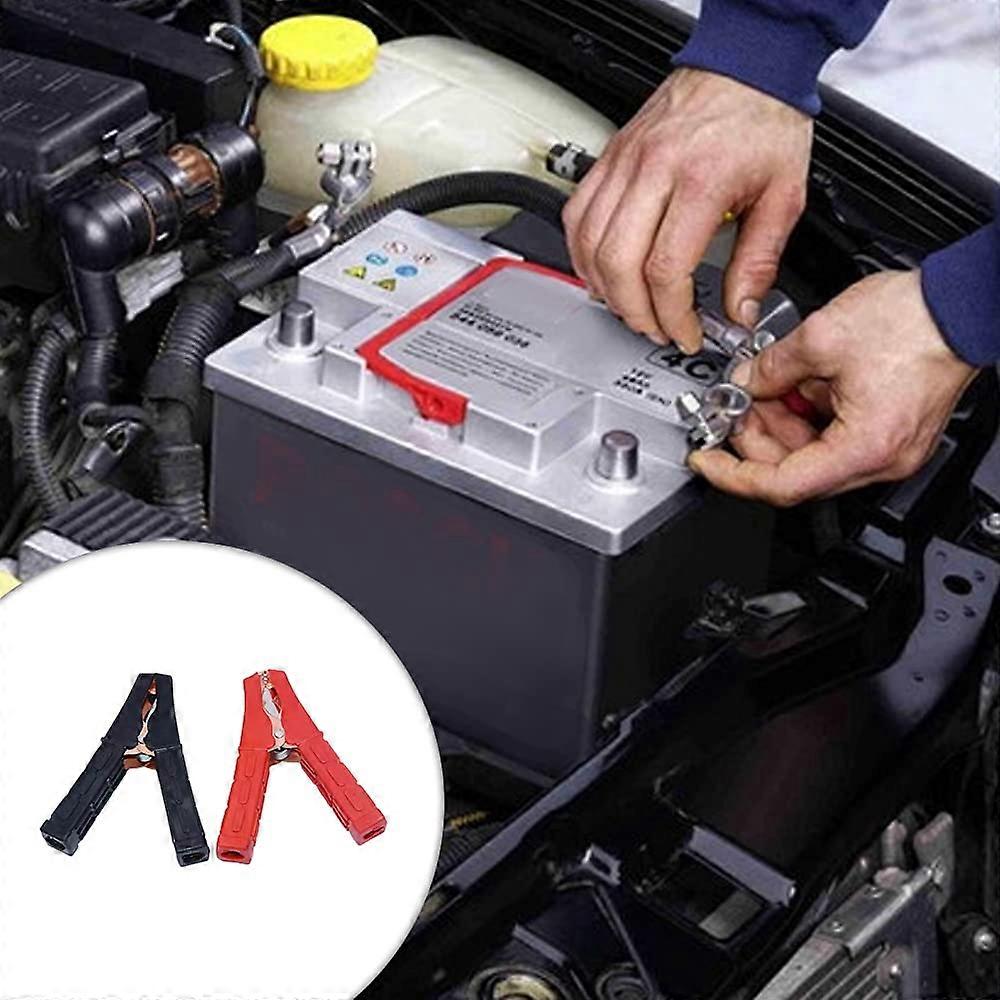 2 Pcs Jump Lead Clips Alligator Clamps Car Battery Clamps for Car ...