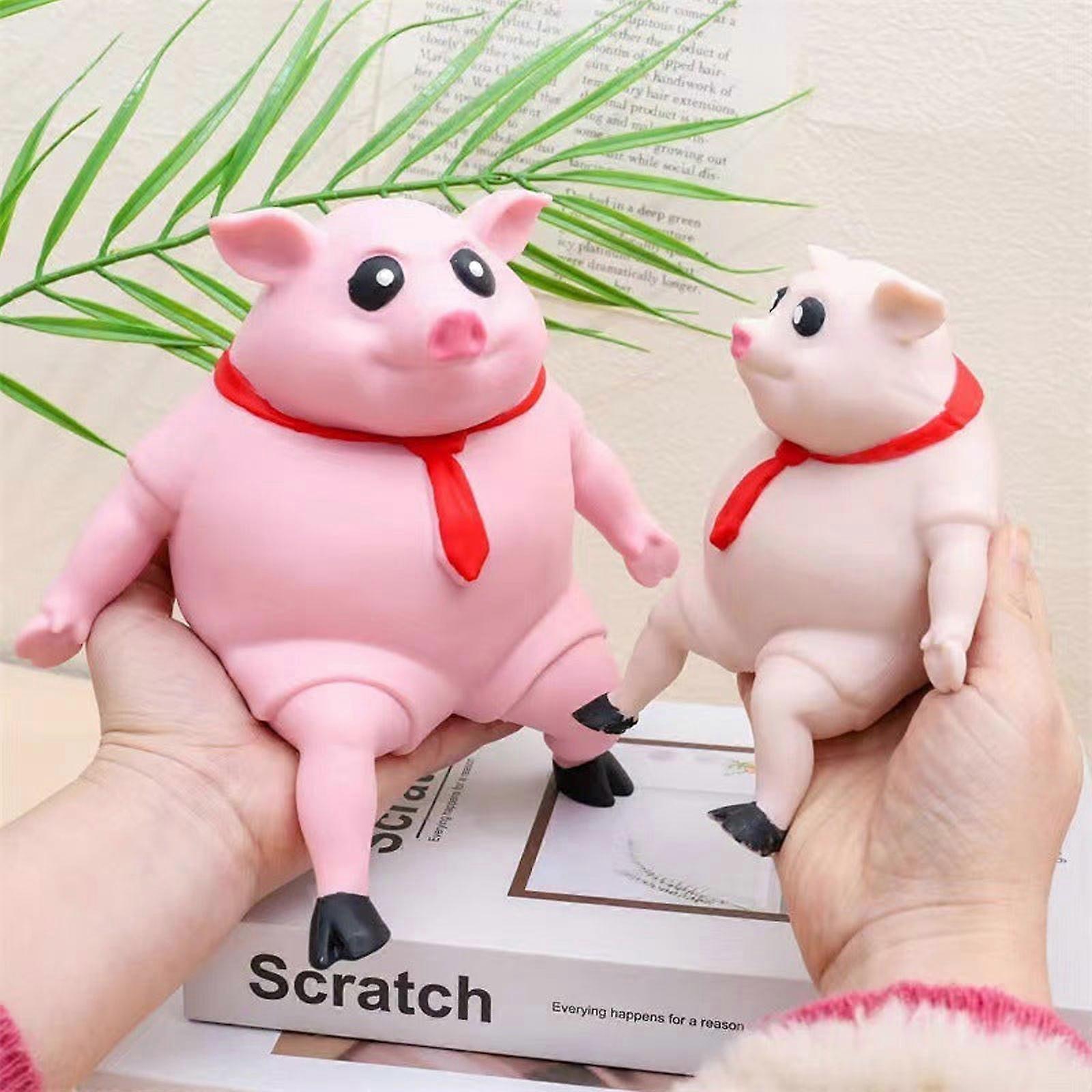 Pink Pig Decompress And Stretch Stress Pig Squeeze Piggy Stress Relief ...