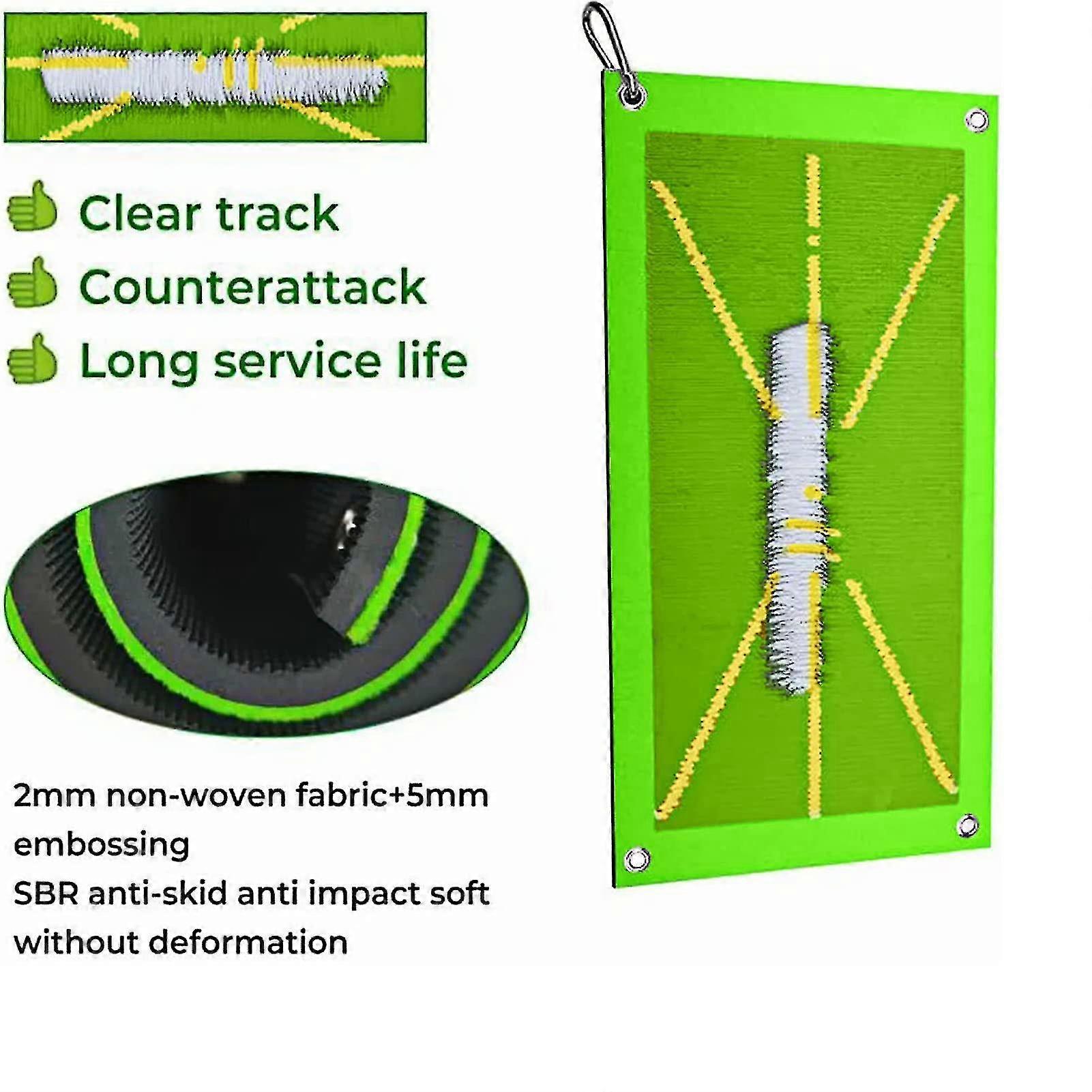 Golf Mat, Premium Golf Hitting Mat With 3 Balls, Divot Daddy Pro Golf ...