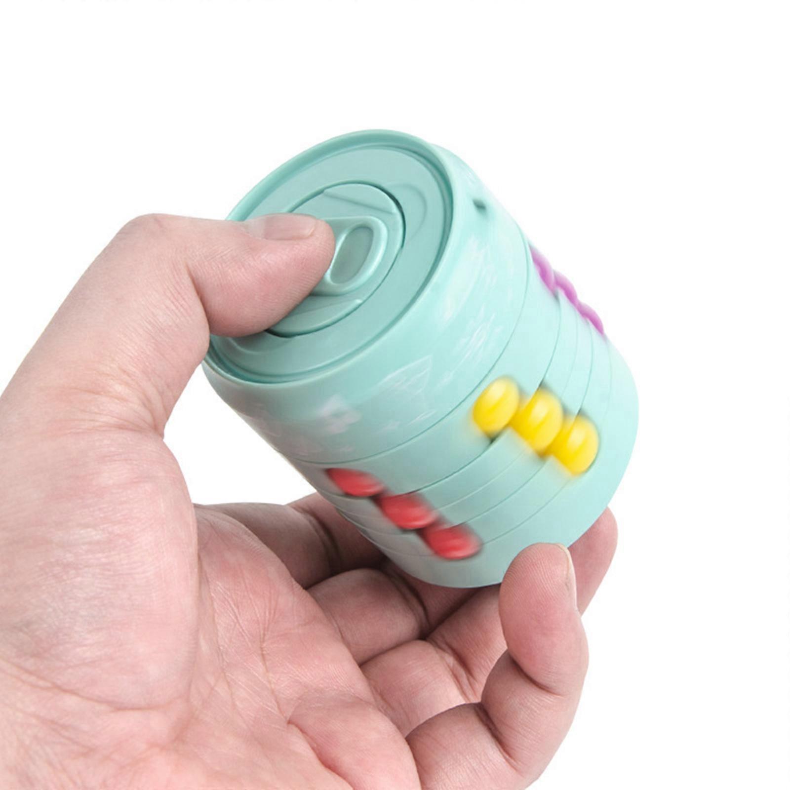 Cans Magic Bean Cube Fingertip Toys Spinner Rotating Toys Reliever ...