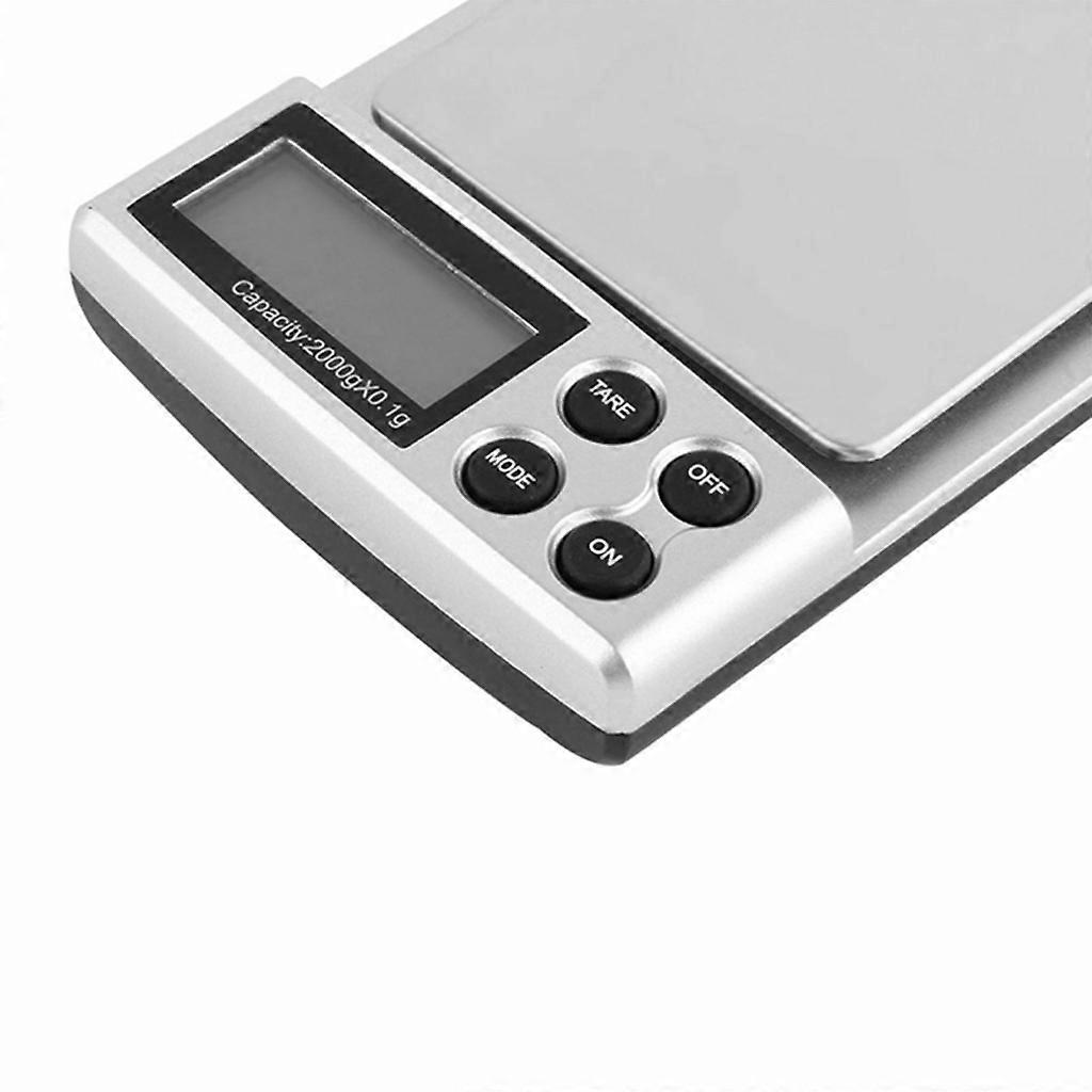2000g x 0.1g Digital Scale Jewelry Gold Silver Coin Grain Gram Pocket ...