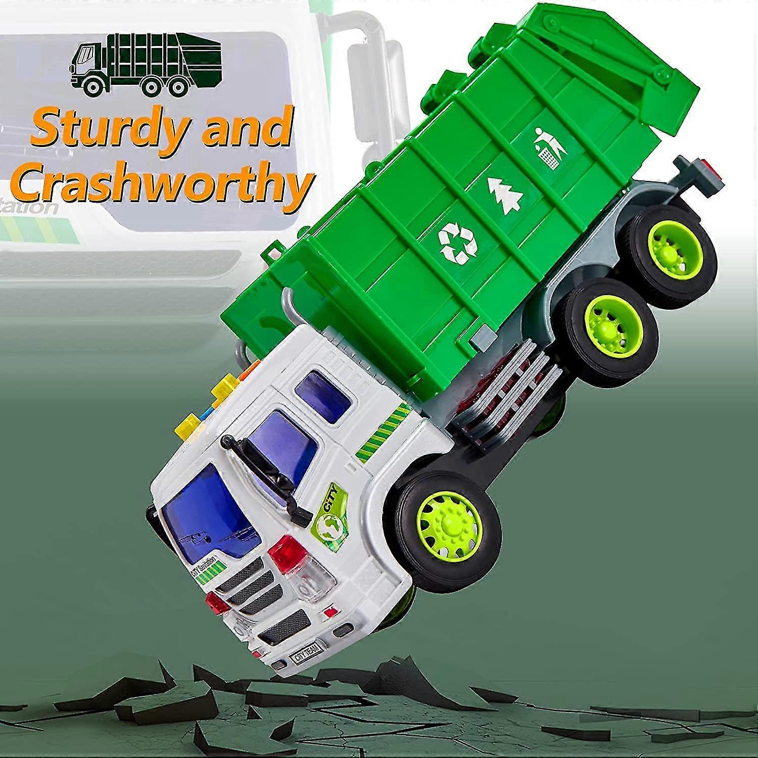 Garbage Truck Bin Lorry Toys For 3+ Years Old Boys, Rubbish Trucks ...