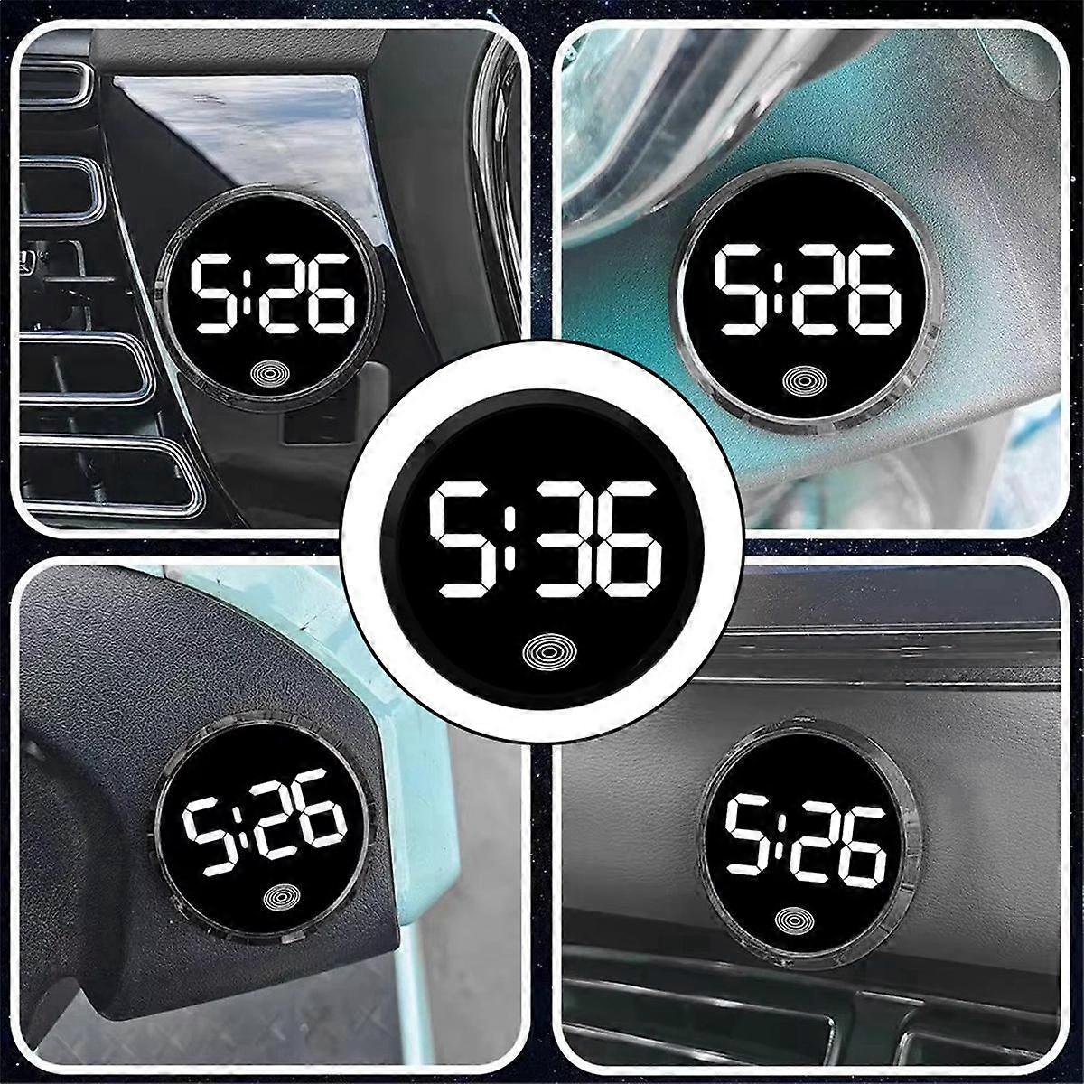 Car Interior Clock, Car Watch, Car Accessories, Car LED Electronic ...