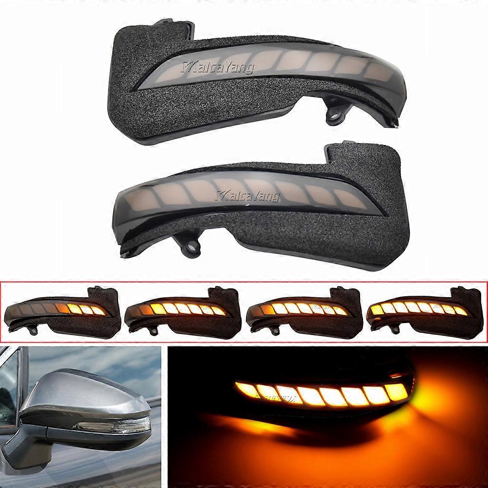 2Pcs For Toyota Fortuner AN150 Hilux Revo AN12 Innova LED Dynamic Flowing Side Mirror Blinker ...