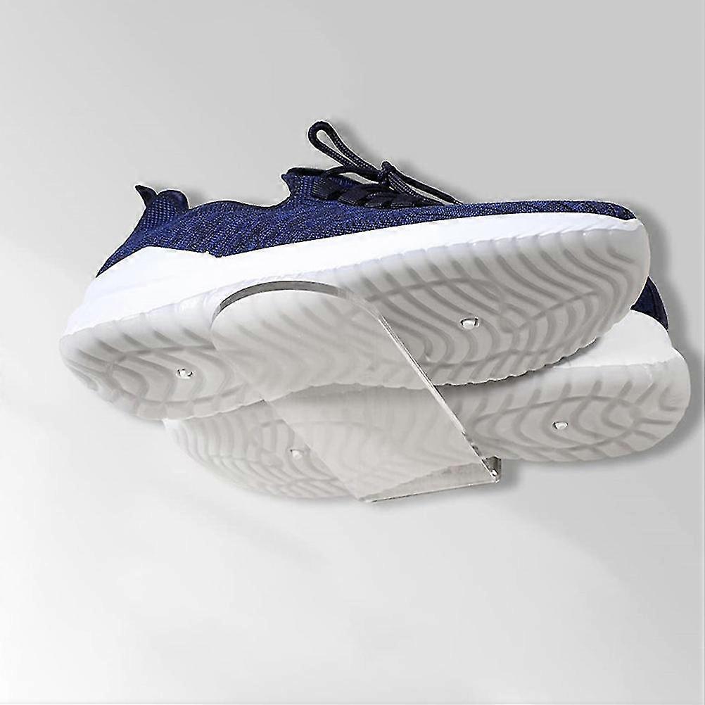 6 Pcs Shoe Display Stand Clear Sneaker Display Shelf Clear Shoe Display ...