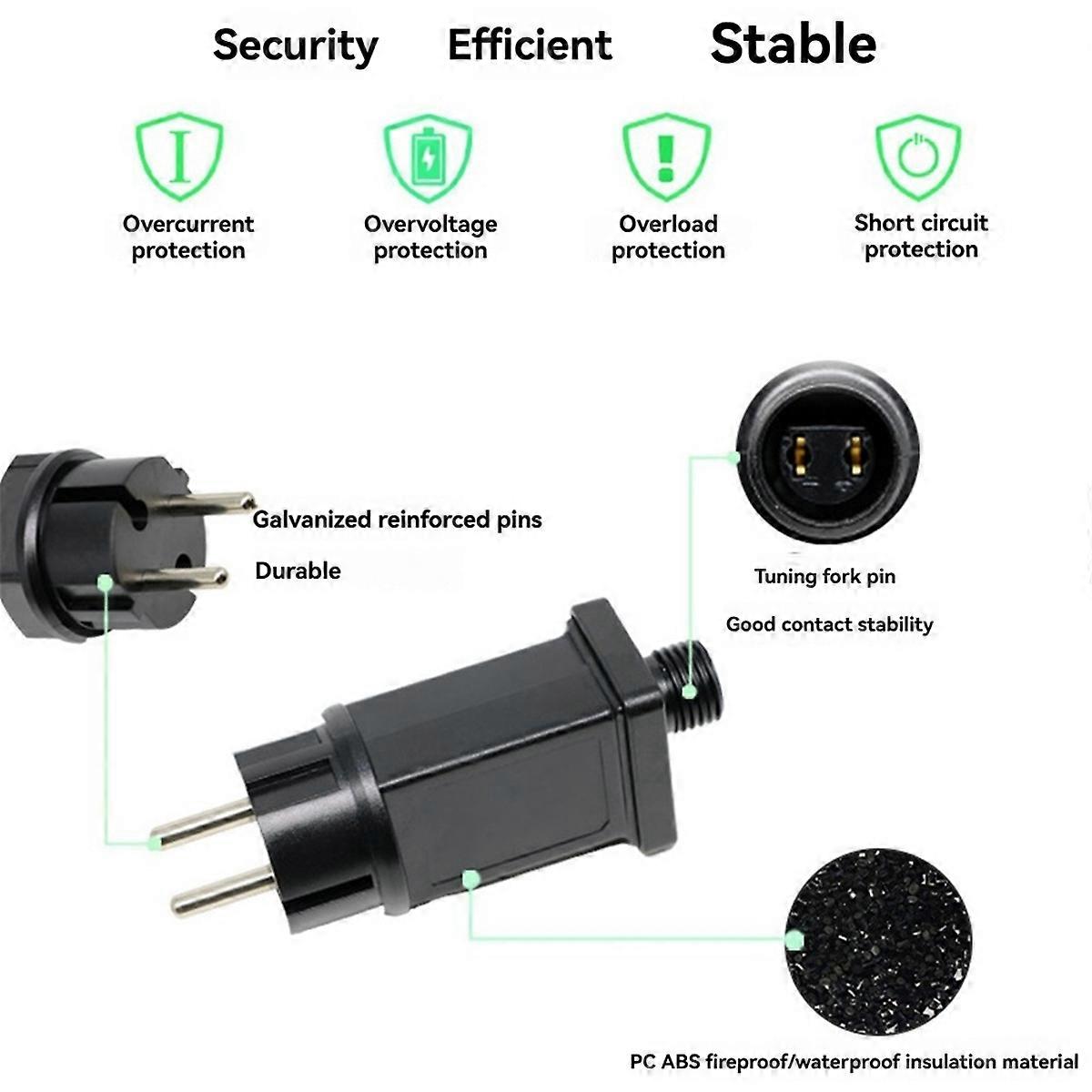 12V 1.5A Plug LED Power Supply LED Transformer Plug Adapter IP44 ...