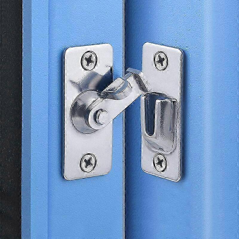 90 Degree Door Lock, Stainless Steel Safety Corner Lock/Push, Satin ...