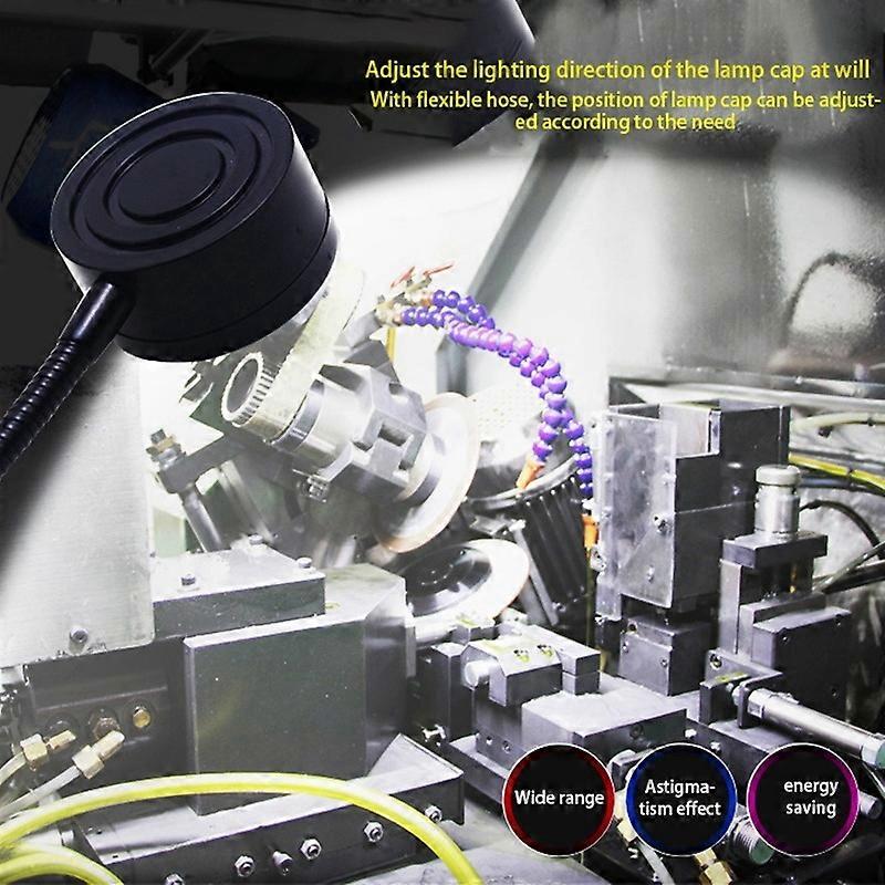 LED Work Light Magnetic Base Flexible Gooseneck Lamp 220V 5W for Lathe ...