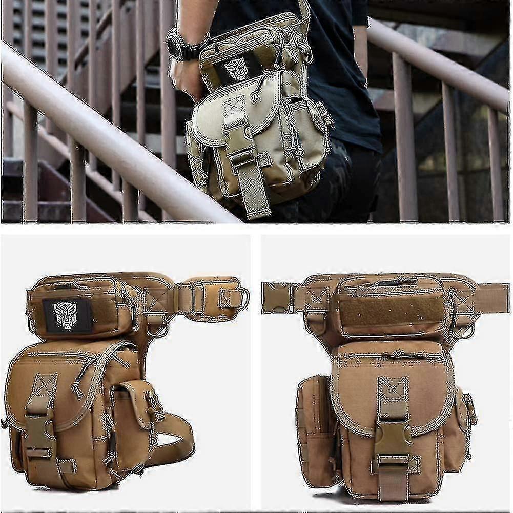 Waterproof Military Tactical Drop Leg Bag B Type Cross Leg Gear Outdoor ...