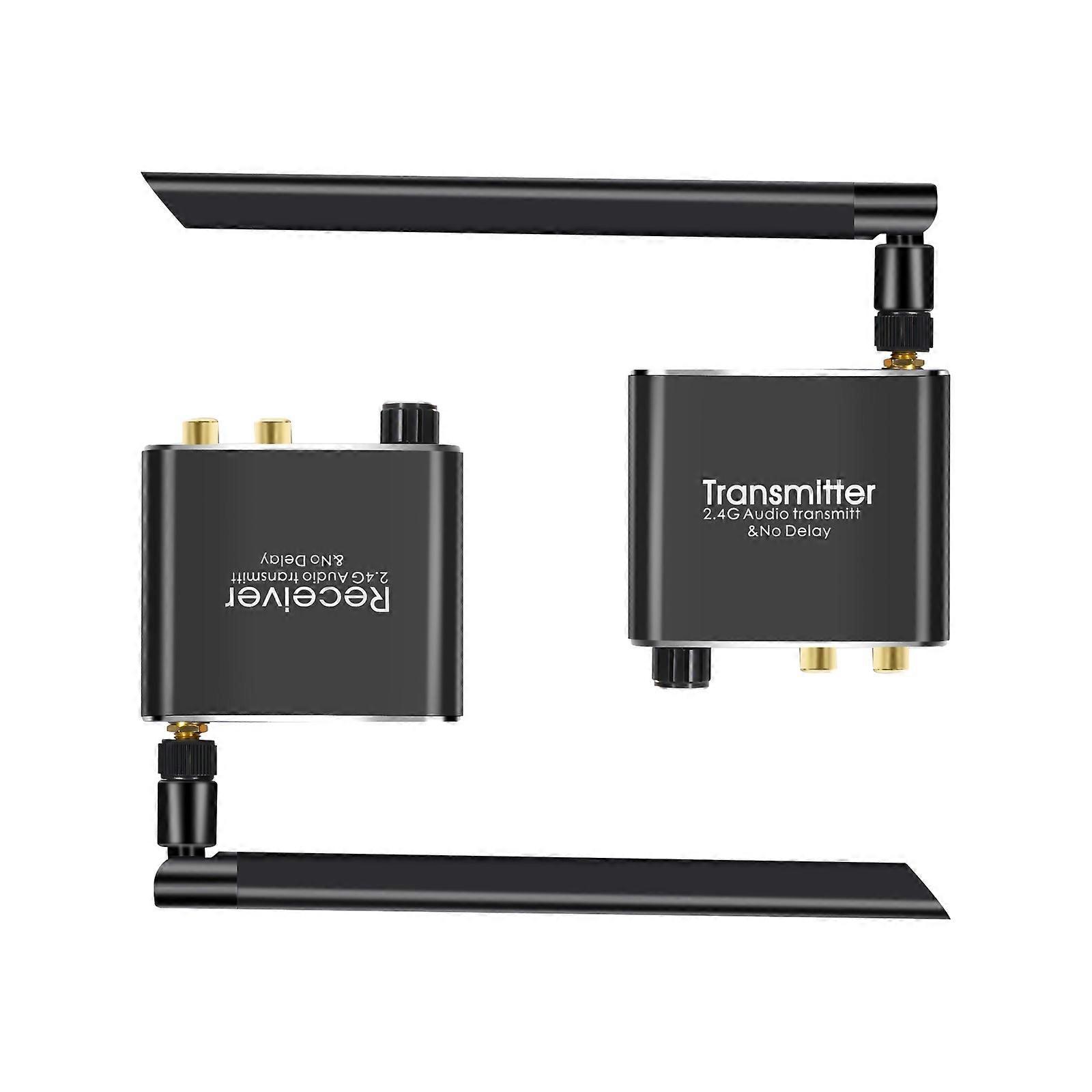 Wireless HiFi Sound Transmitter Receiver 2.4GHz Adapter Kit 160FT ...