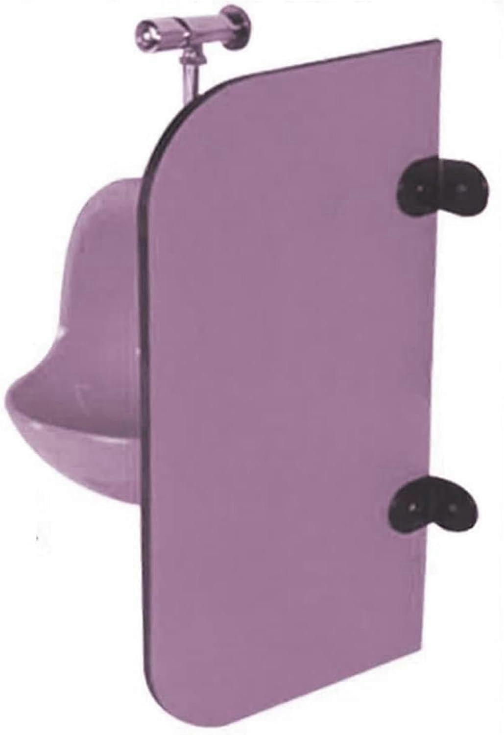 Toilet shield, partition for schools/public places, 1 piece (Pink ...