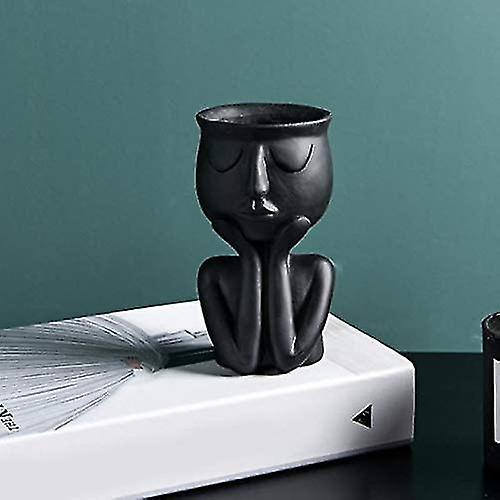 Creative Nordic Character Vase For Succulents Abstract Flowerpot For ...