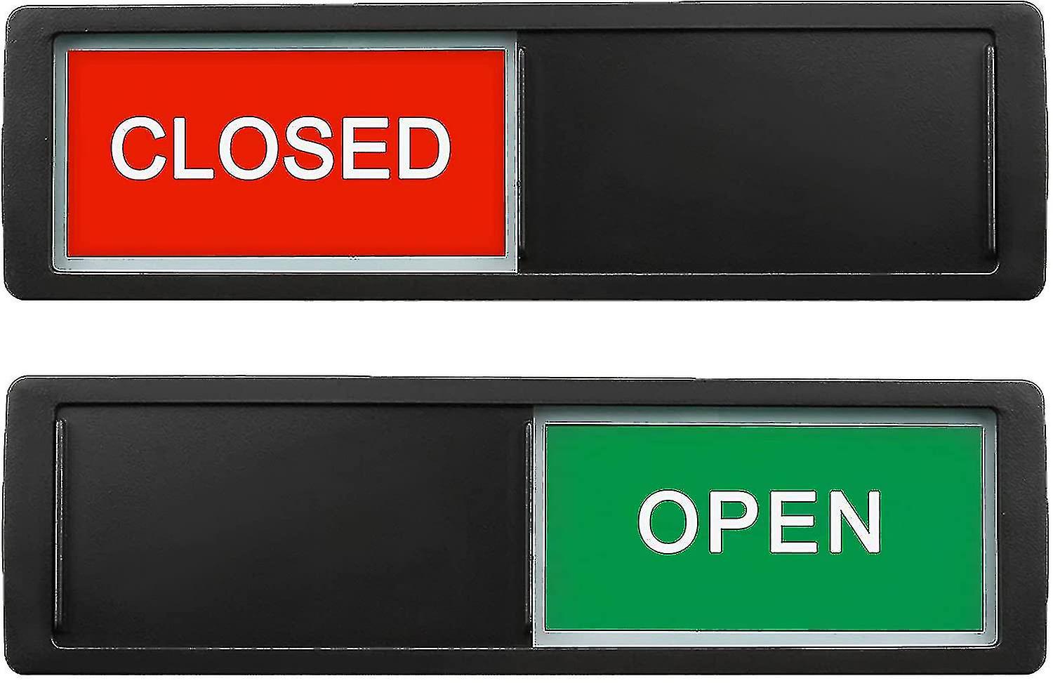 Open Closed Sign, Open Signs Privacy Slide Door Sign Indicator | Fruugo UK